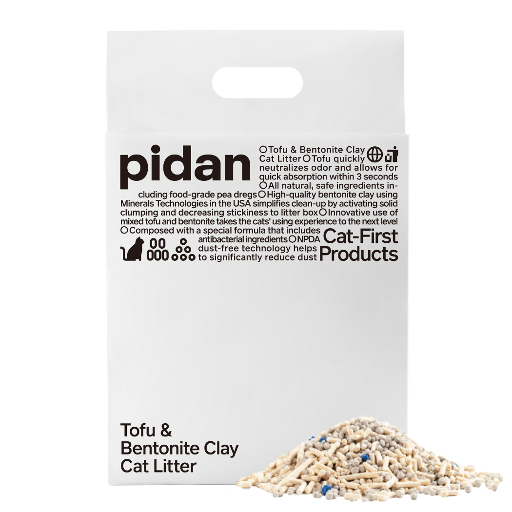 pidan Cat Litter Tofu & Bentonite, 2.4 kg per Bag | PD1605M1E – TEDDYBOB